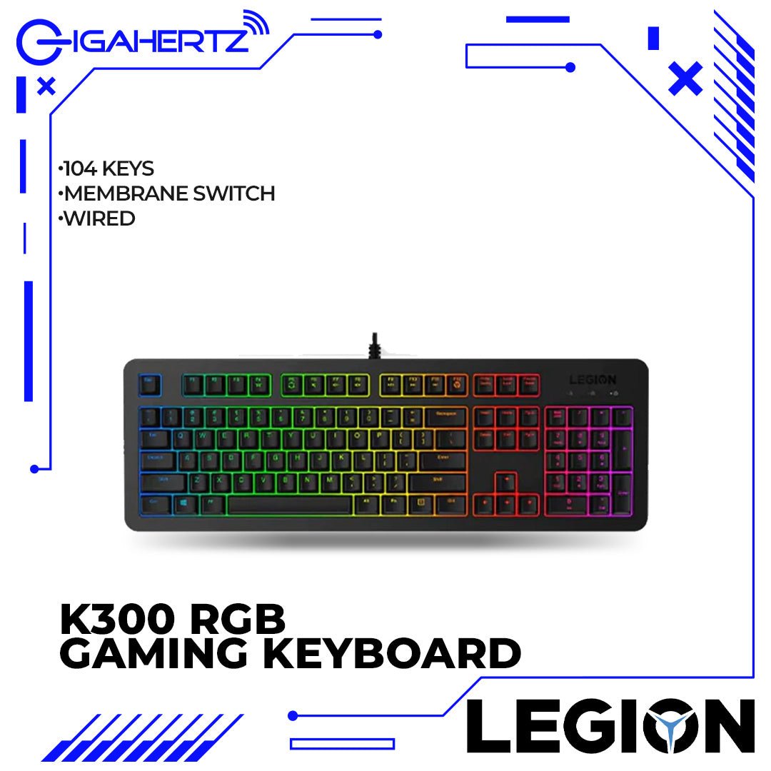 Lenovo Legion K300 RGB Gaming Keyboard | Gigahertz Lenovo Legion K300 RGB Gaming Keyboard | Gigahertz