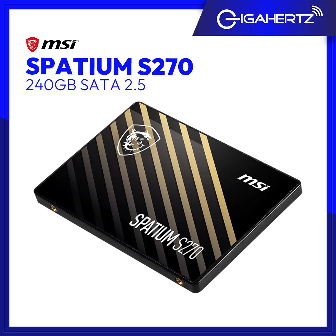MSI Spatium S270 240GB Sata 2.5 | GigaHertz