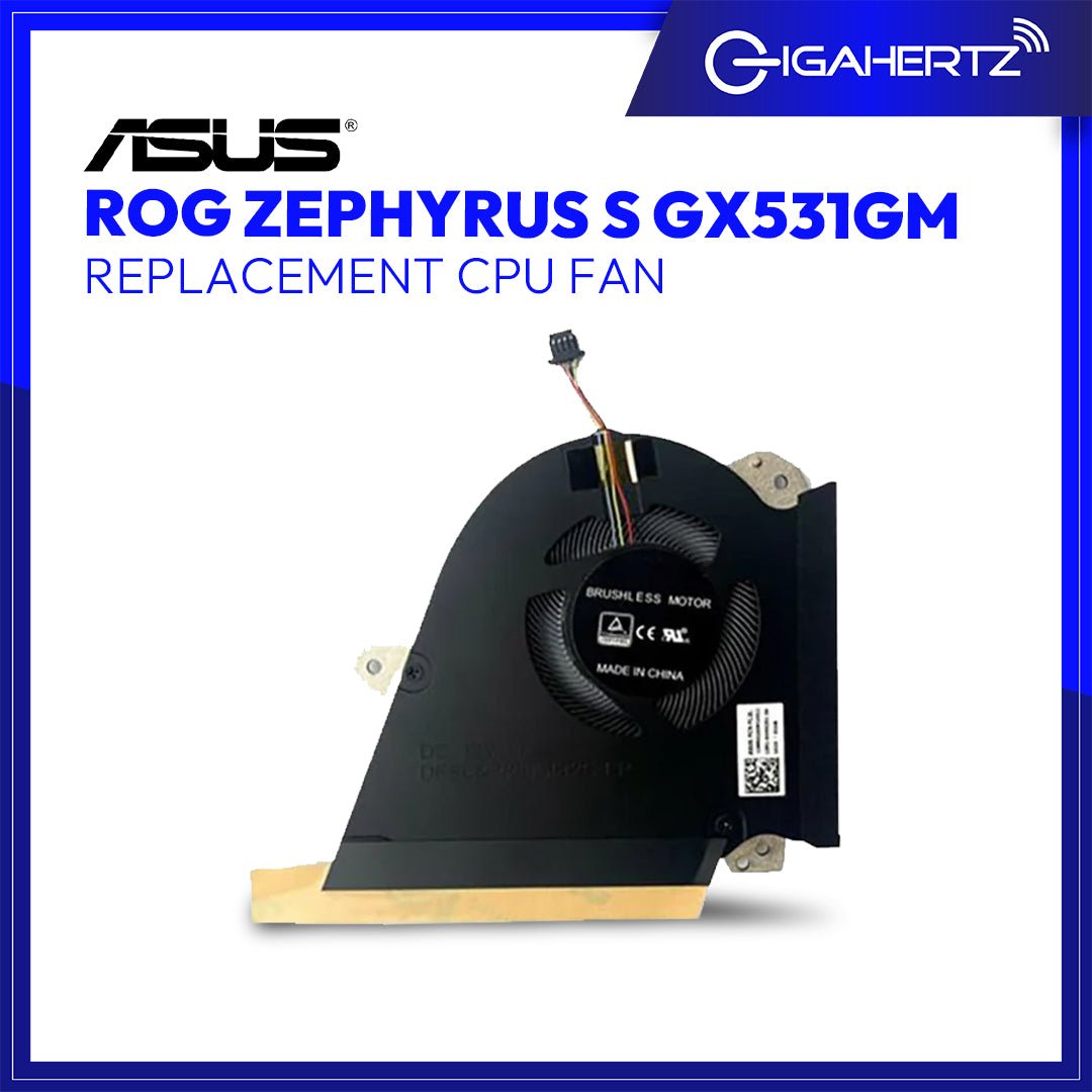 Replacement Cpu Fan For Asus Rog Zephyrus S Gx531gm Gigahertz