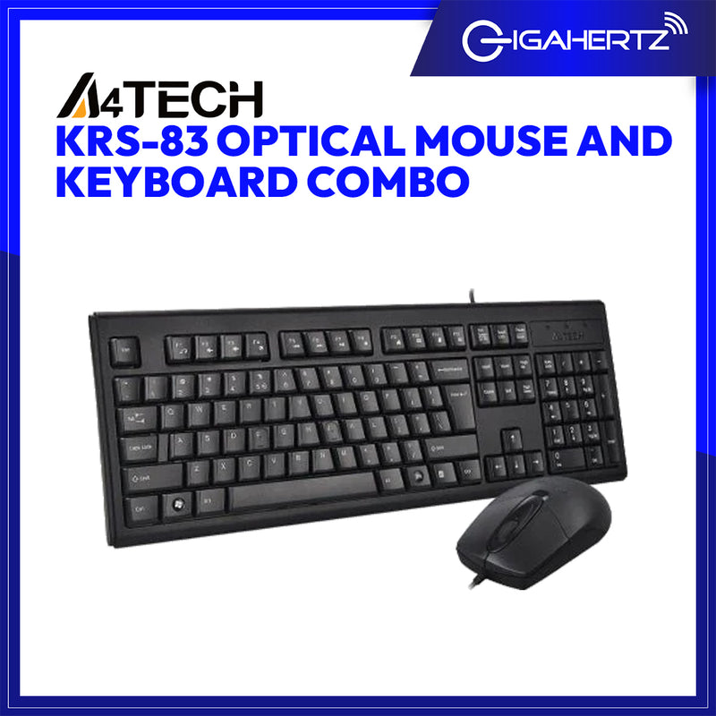 A4Tech KRS-83 Optical Mouse and Keyboard Combo