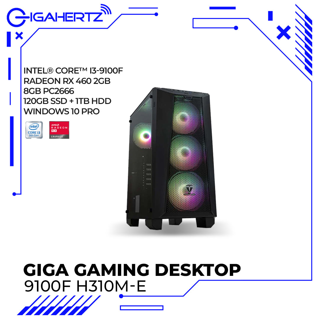 Giga Gaming Desktop 9100F H310M-E