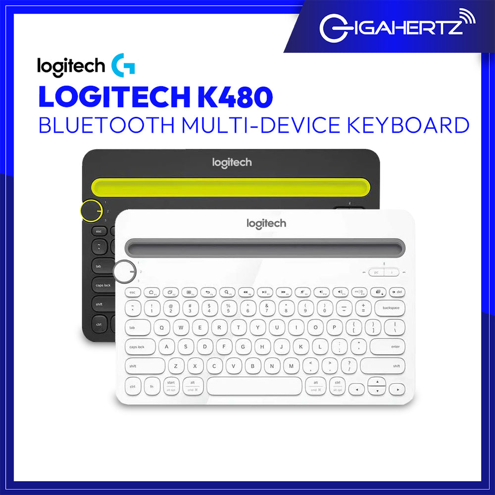 Logitech K480 Bluetooth Multi-Device Keyboard | Gigahertz