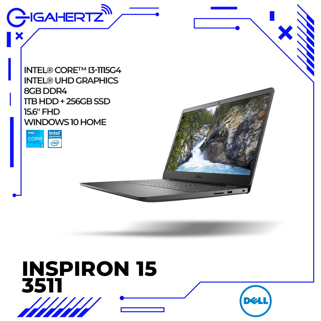 Dell Inspiron 3511 Intel Core i3 - 1115G4 1TB + 128GB / 256GB Laptop