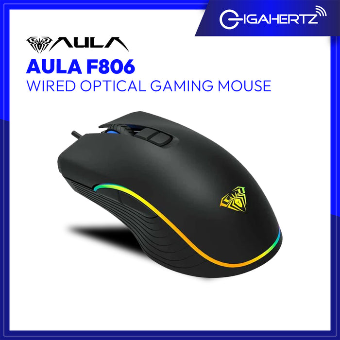 Aula F806 Wired Optical Gaming Mouse