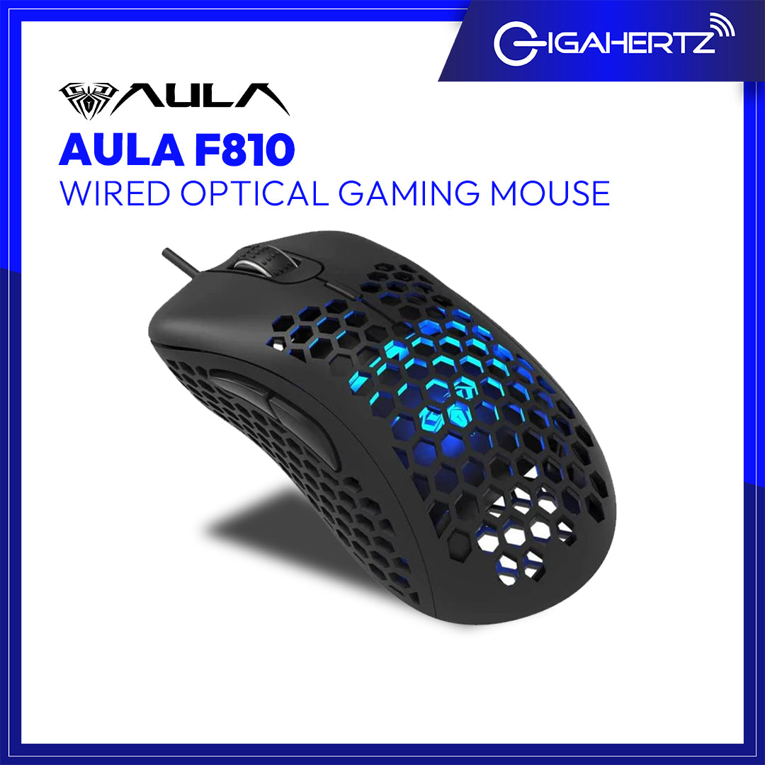 Aula F810 Wired Optical Gaming Mouse | Gigahertz