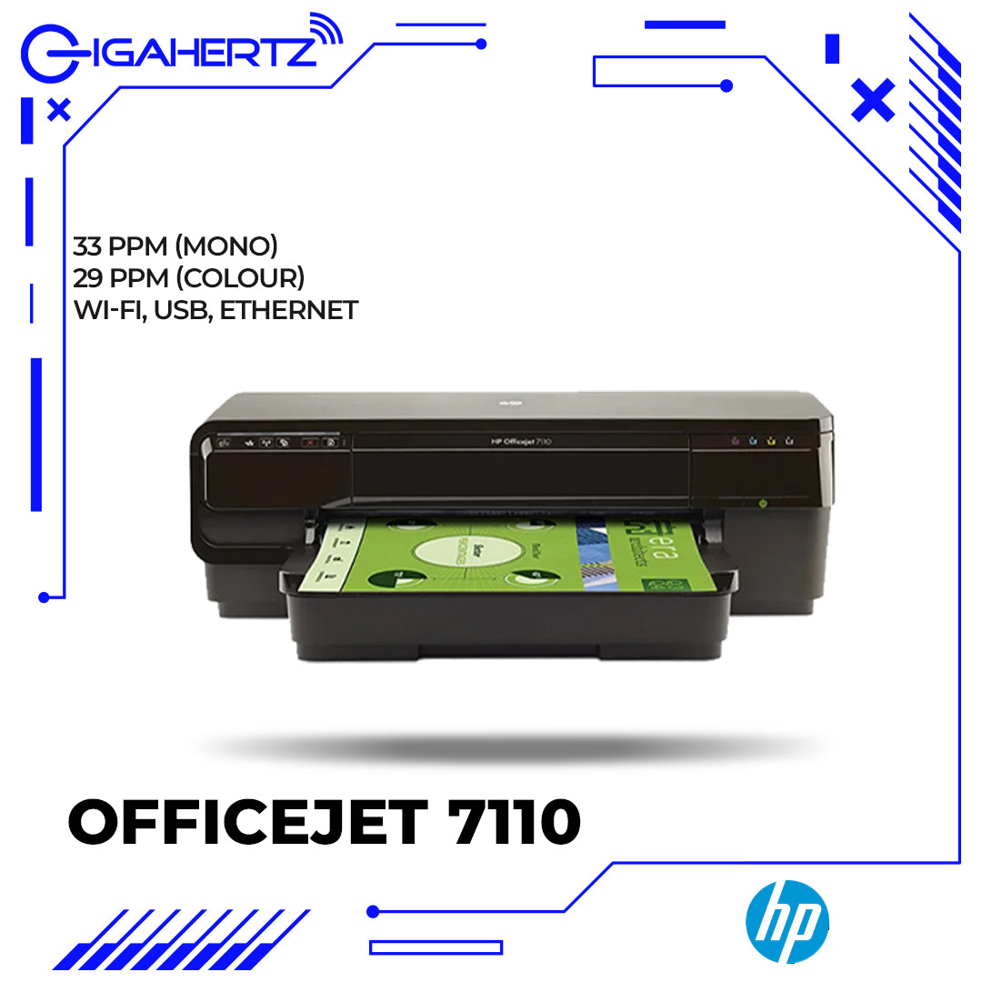 HP Officejet 7110 Wide Format Printer | Gigahertz