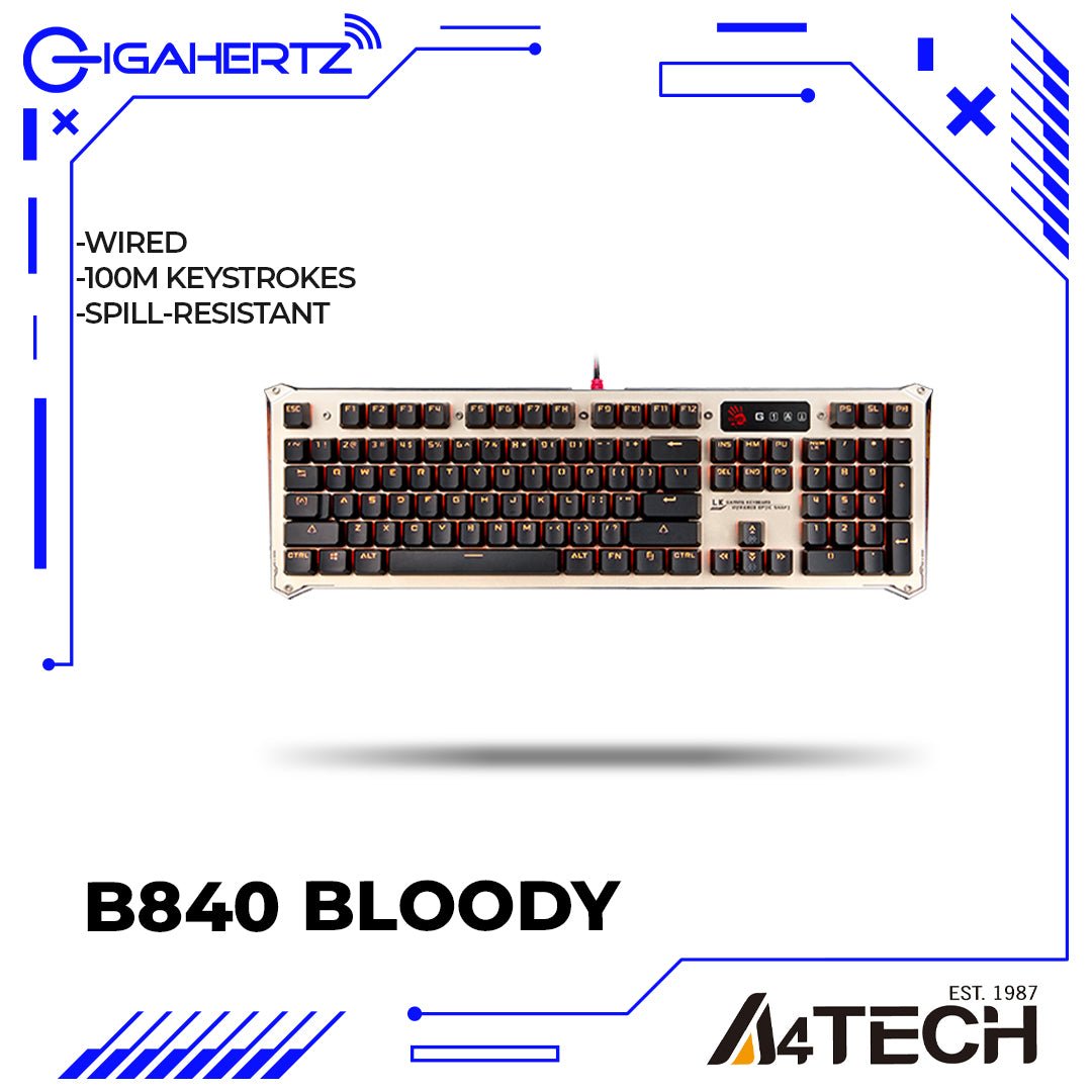 A4Tech B840 Bloody LK Mechanical Gaming Keyboard | Gigahertz
