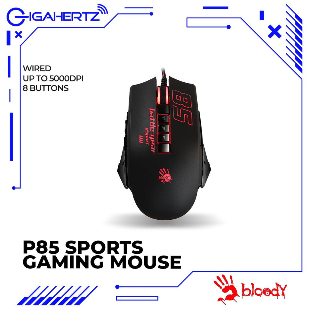 A4Tech Bloody P85 Sports Gaming Mouse | Gigahertz