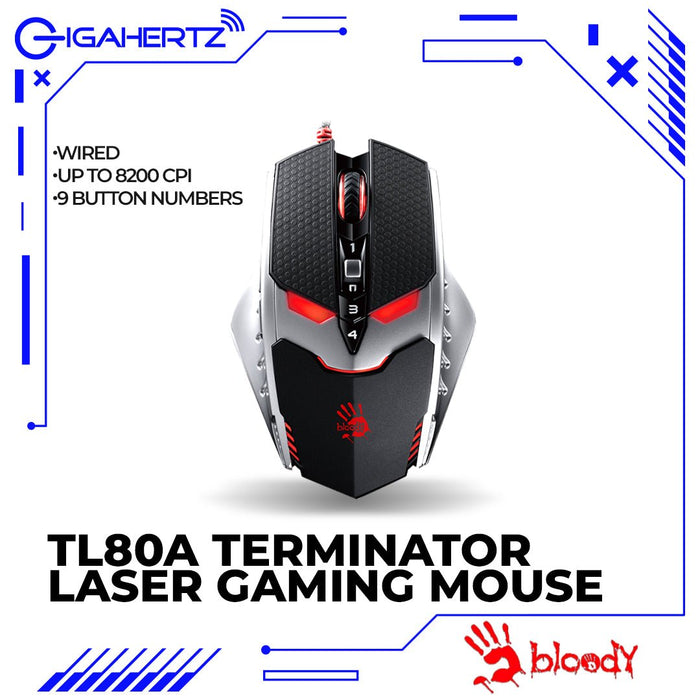 A4Tech Bloody TL80A Terminator Laser Gaming Mouse | Gigahertz