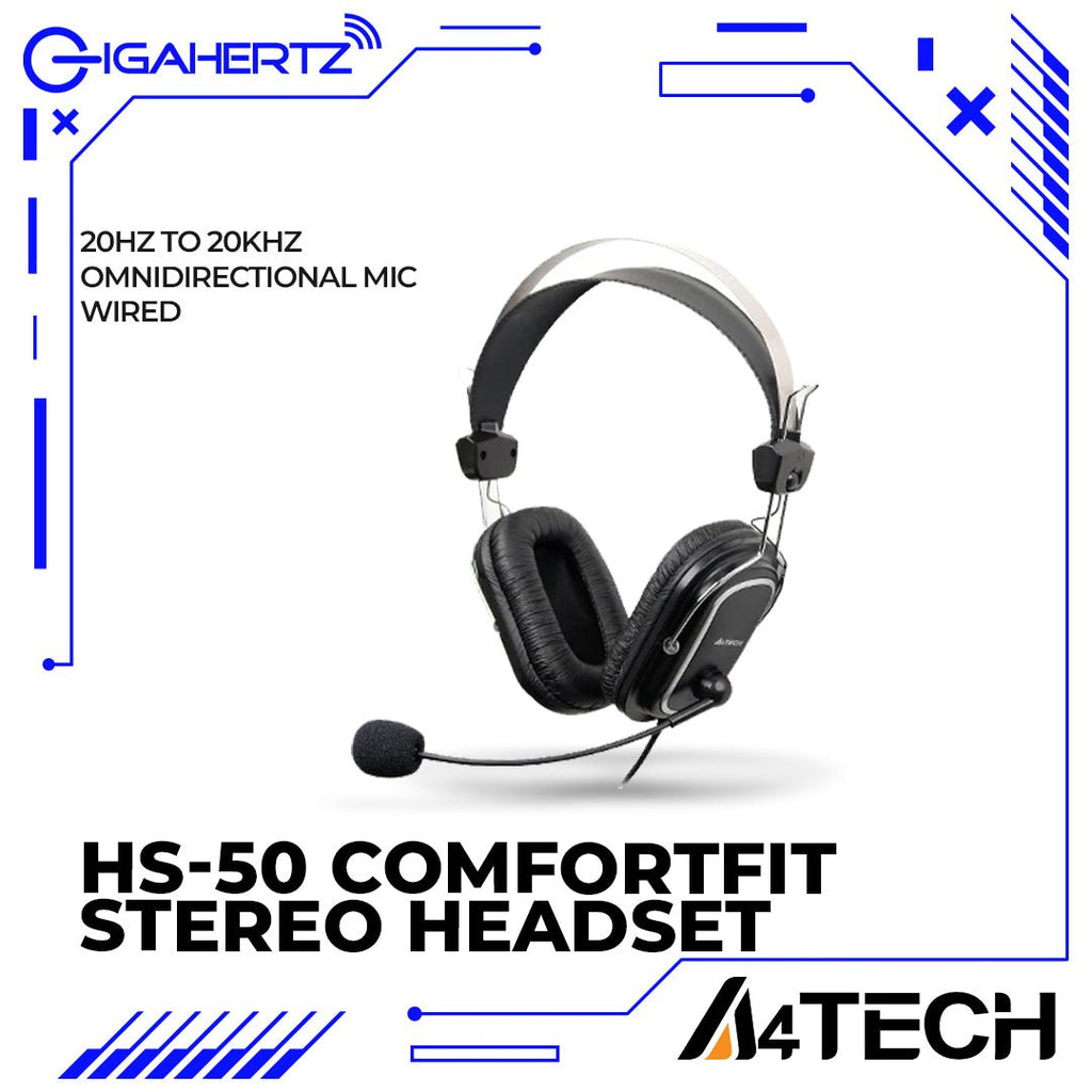 A4Tech HS-50 ComfortFit Stereo HeadSet | Gigahertz