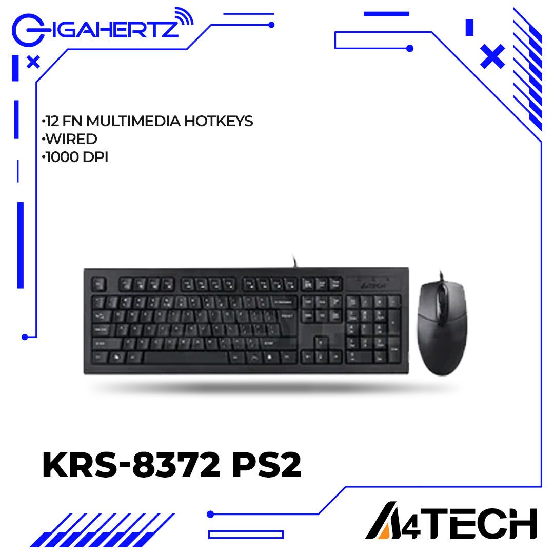 A4Tech KRS-8372 PS2 Mouse and Keyboard | Gigahertz