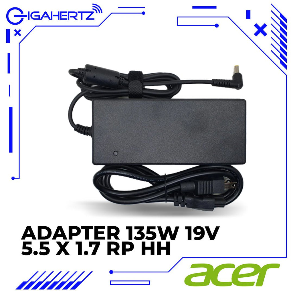 Acer Adapter 135W 19V 5.5 x 1.7 RP HH | Gigahertz