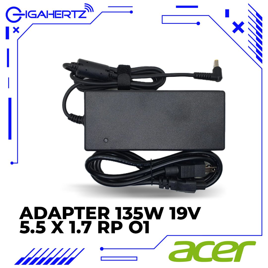 Acer Adapter 135W 19V 5.5 x 1.7 RP O1 | Gigahertz