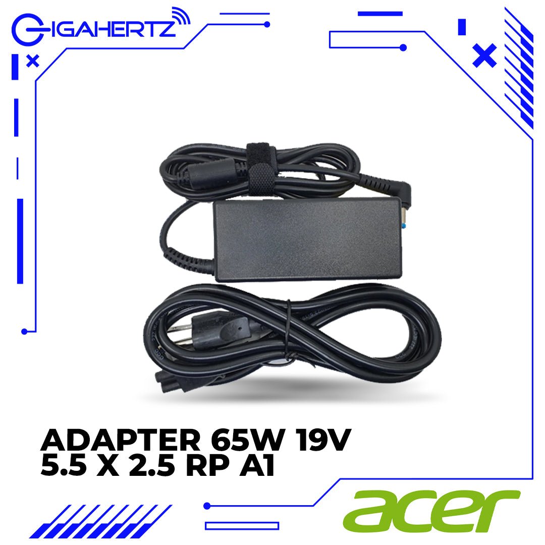 Acer Adapter 65W 19V 5.5 X 2.5 RP A1 | Gigahertz