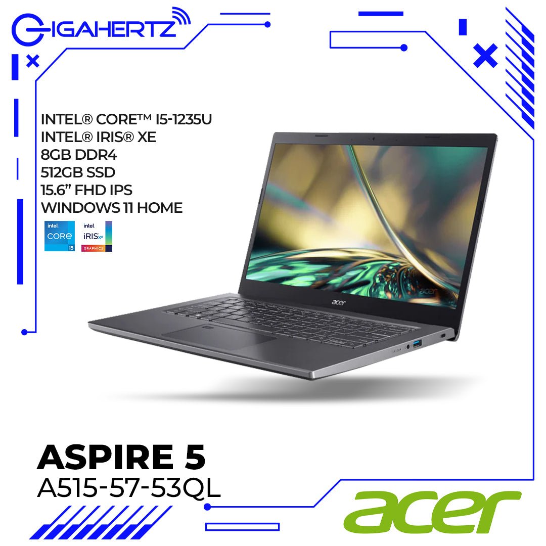Acer Aspire 5 A515-57-53QL | 15.6" FHD | i5-1235U | Iris Xe Graphics ...