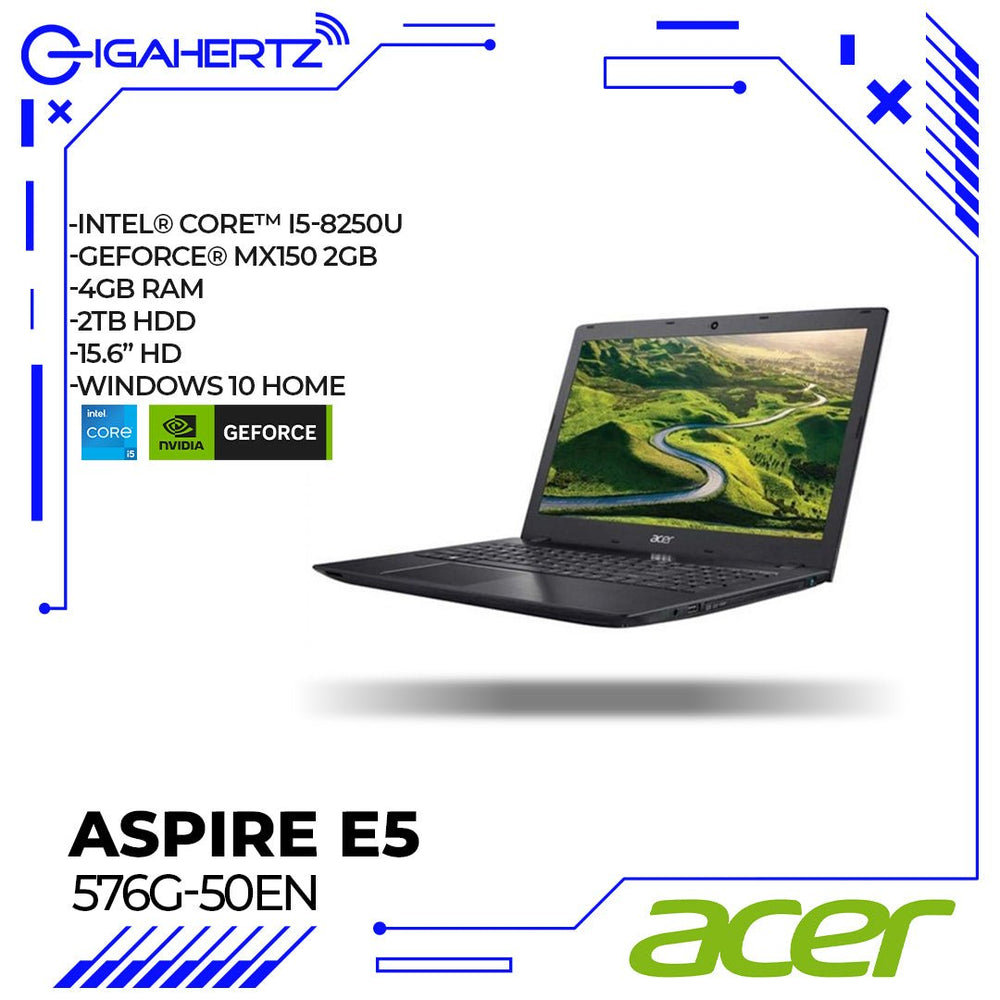 Acer Aspire E5-576G-50EN | 15.6" | i5-8250U | GeForce MX150 | 4GB RAM ...