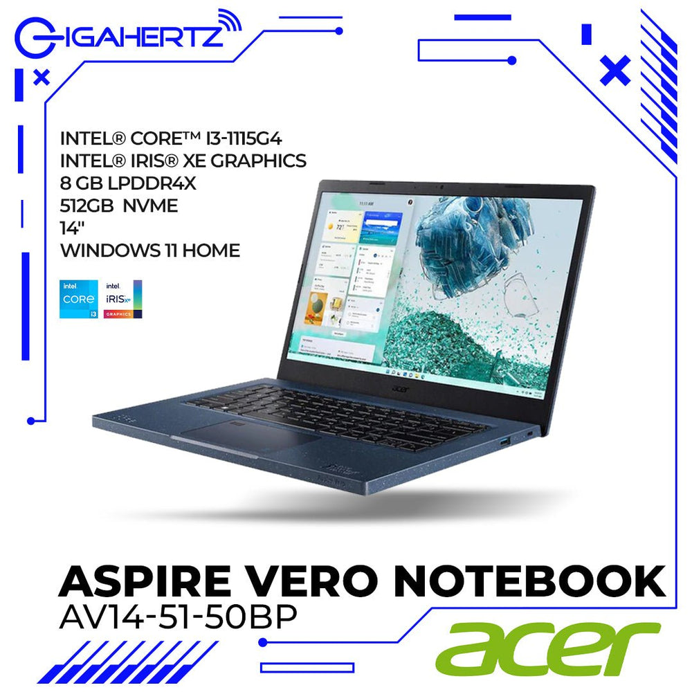 Acer Aspire Vero AV14-51-50BP Notebook - Gigahertz
