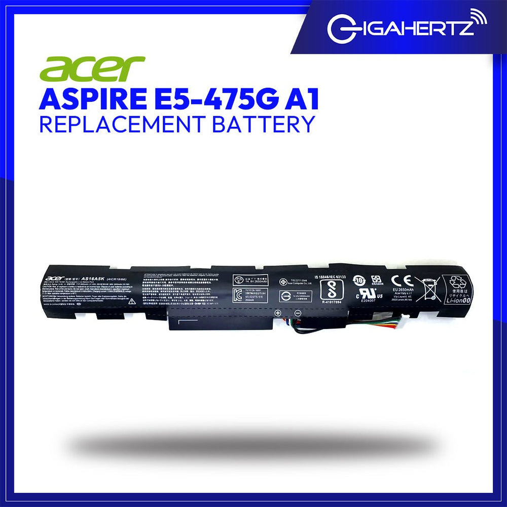 Acer Battery E5-475G A1 for Acer Aspire E5-475 | Gigahertz