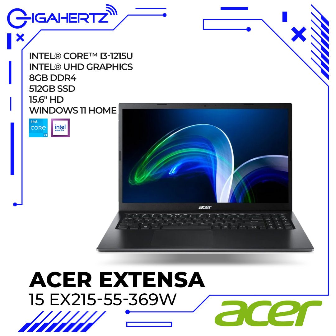 Acer Extensa 15 EX215-55-369W | 15.6" HD | i3-1215U | UHD Graphics ...