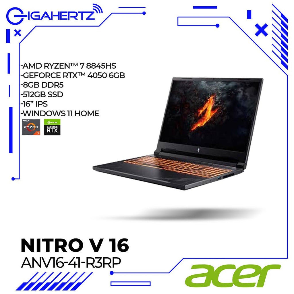 Acer Nitro V 16 ANV16-41-R3RP Gaming Laptop - Gigahertz