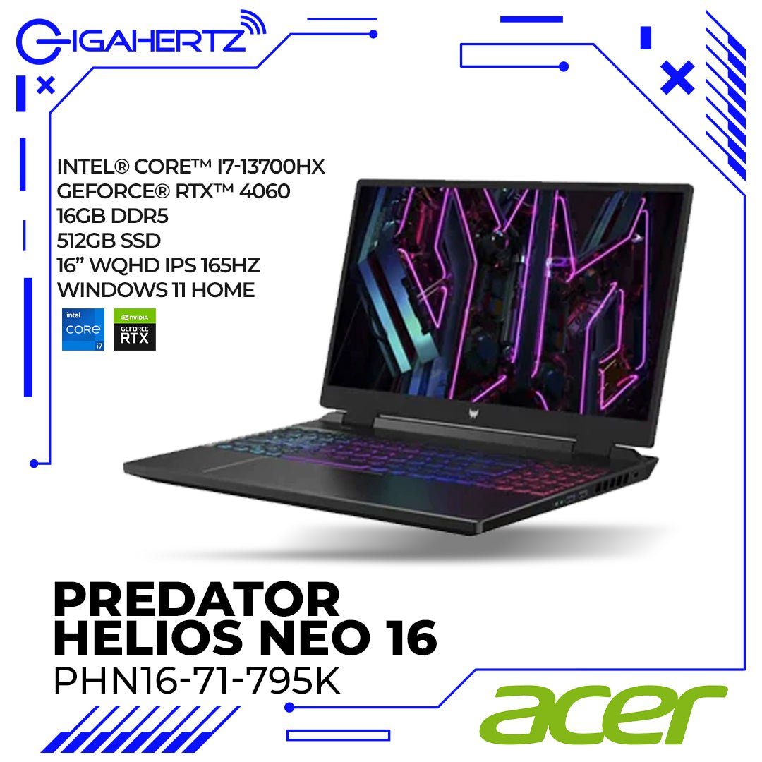 Acer Predator Helios Neo 16 PHN16-71-795K | 16" LCD | i7-13700HX ...