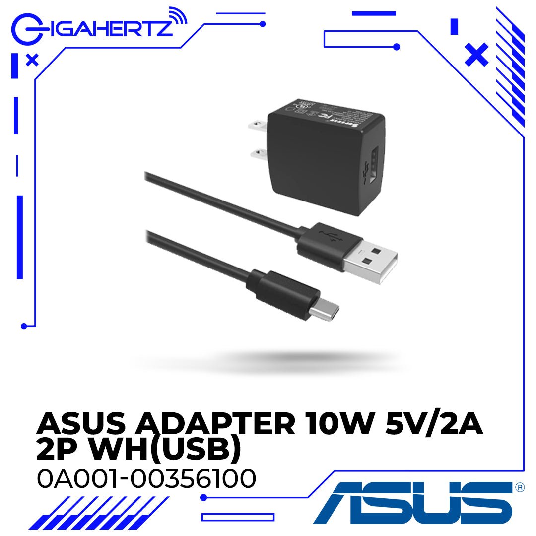 Asus Adapter 10W 5V/2A 2P WH(USB) | Gigahertz