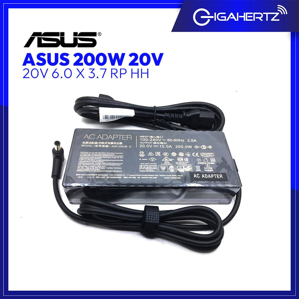 Asus Adapter 200W 20V 6.0 X 3.7 RP HH | Gigahertz