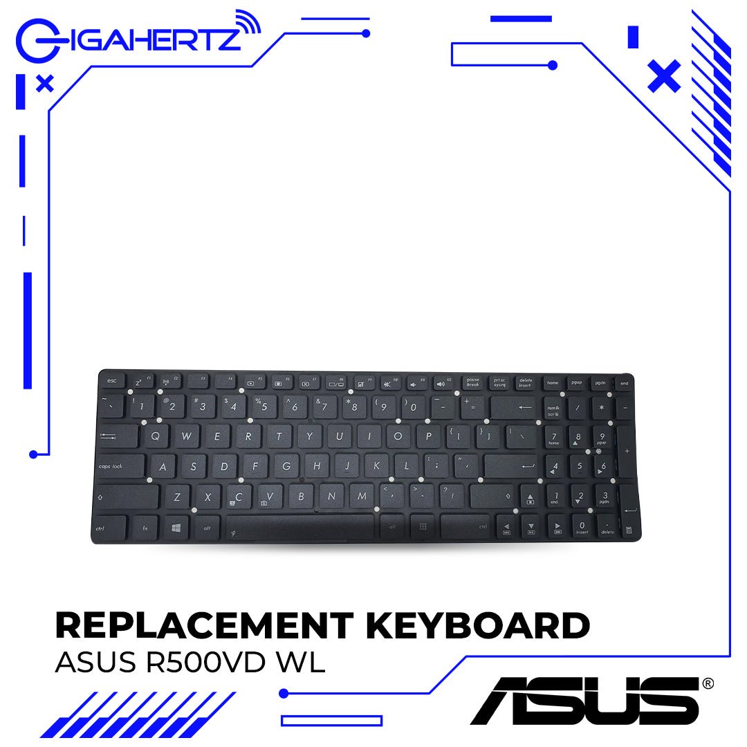 Asus Keyboard Replacement R500VD WL | Gigahertz