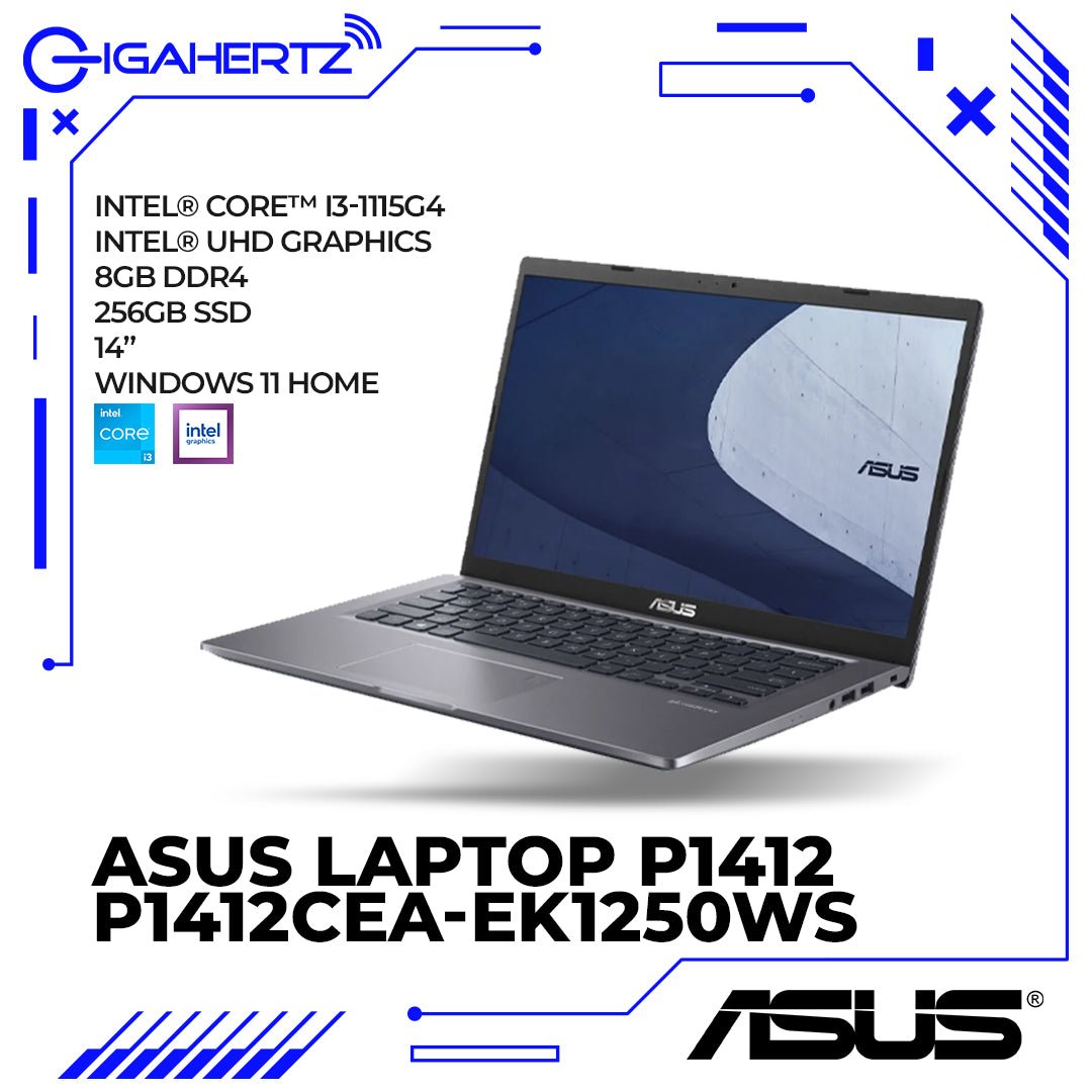 Asus Laptop P1412 P1412CEA-EK1250WS | 14" FHD | i3-1115G4 | UHD ...