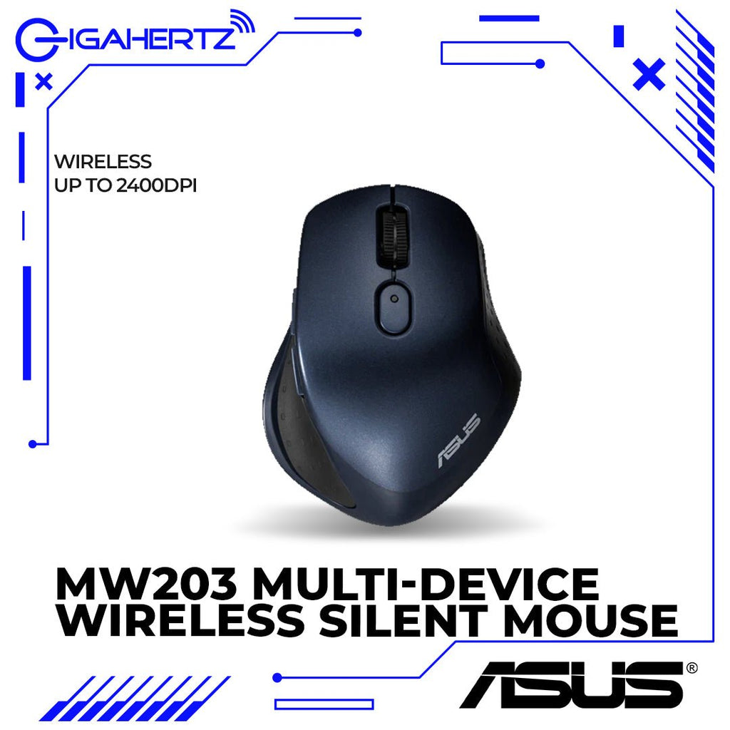 Asus MW203 Multi-Device Wireless Silent Mouse | Gigahertz