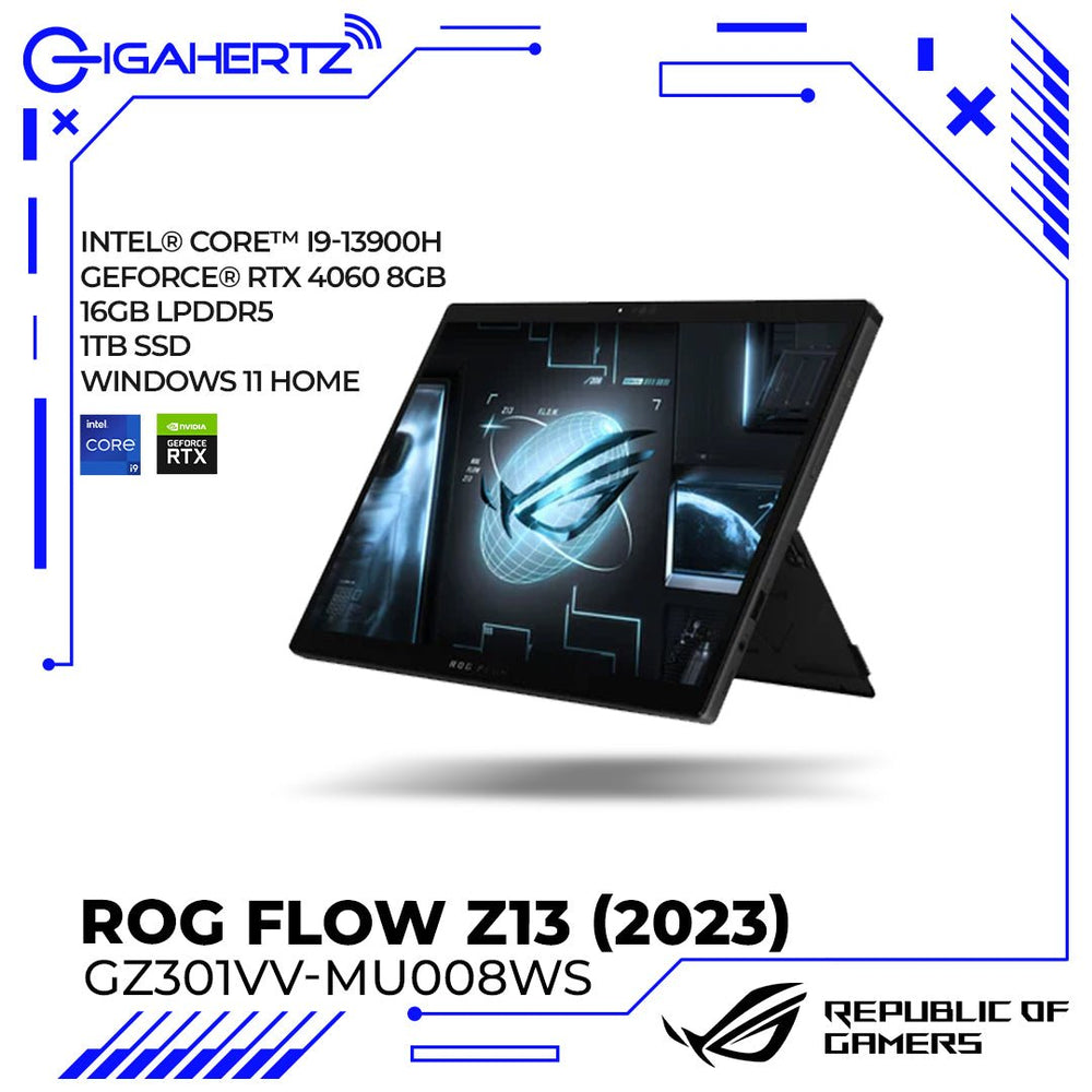 Asus ROG Flow Z13 (2023) GZ301VV-MU008WS | 13.4" WQXGA | i9-13900H ...