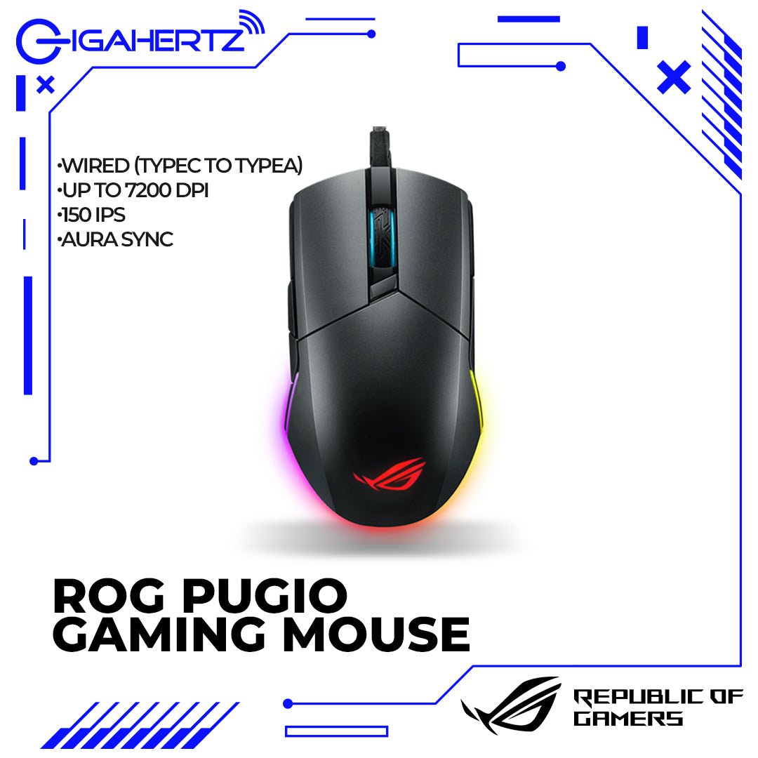 ASUS ROG Pugio Optical Gaming Mouse | Gigahertz