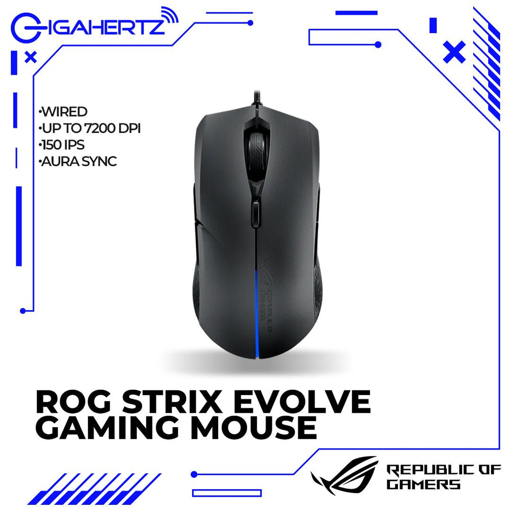Asus ROG Strix Evolve Optical Gaming Mouse | Gigahertz