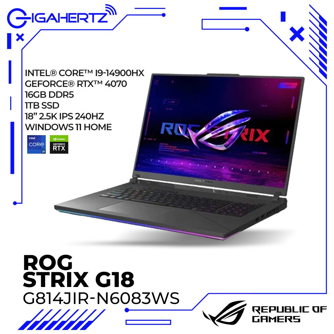 Asus ROG Strix G18 G814JIR-N6083WS | Gigahertz