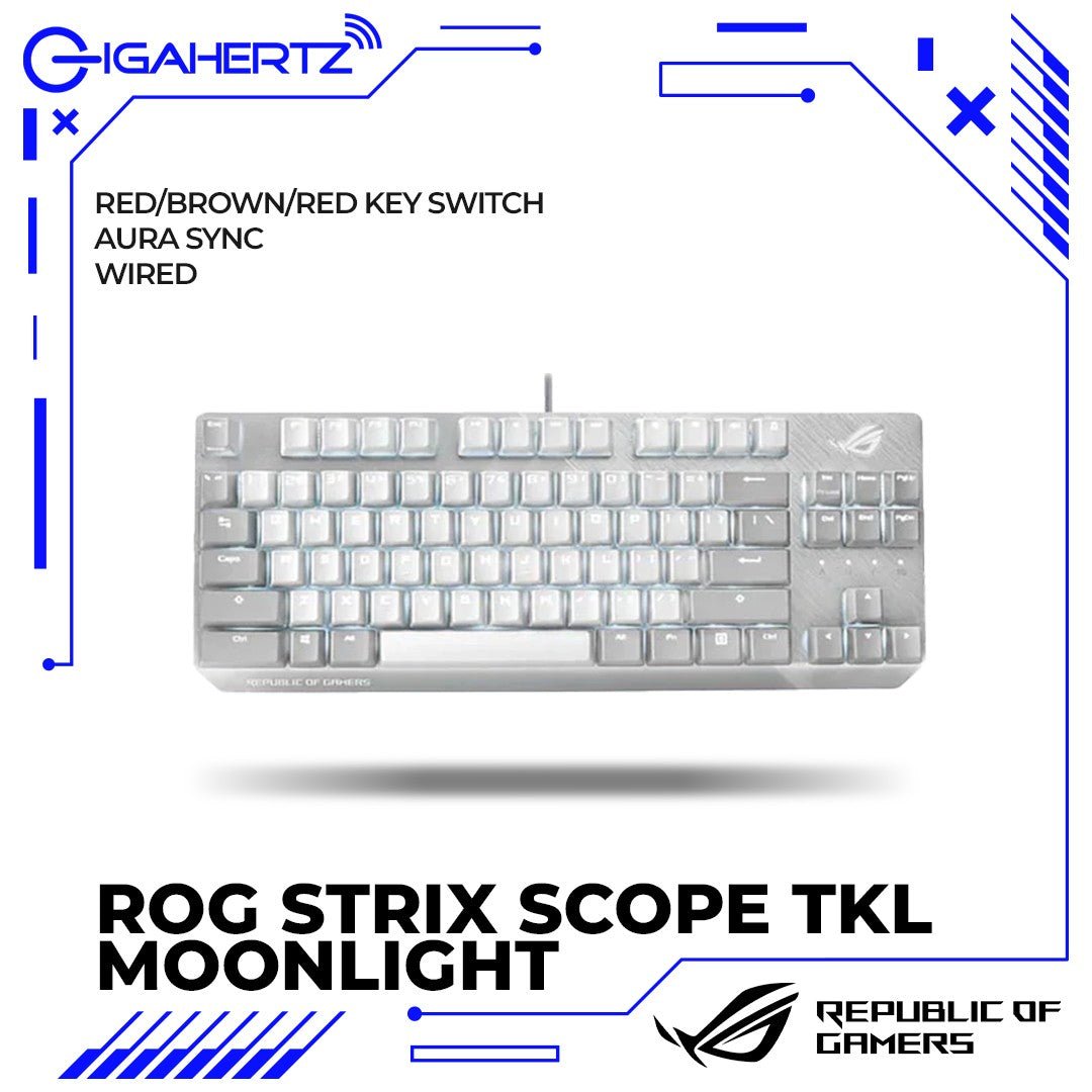 Asus ROG Strix Scope TKL Moonlight | Gigahertz
