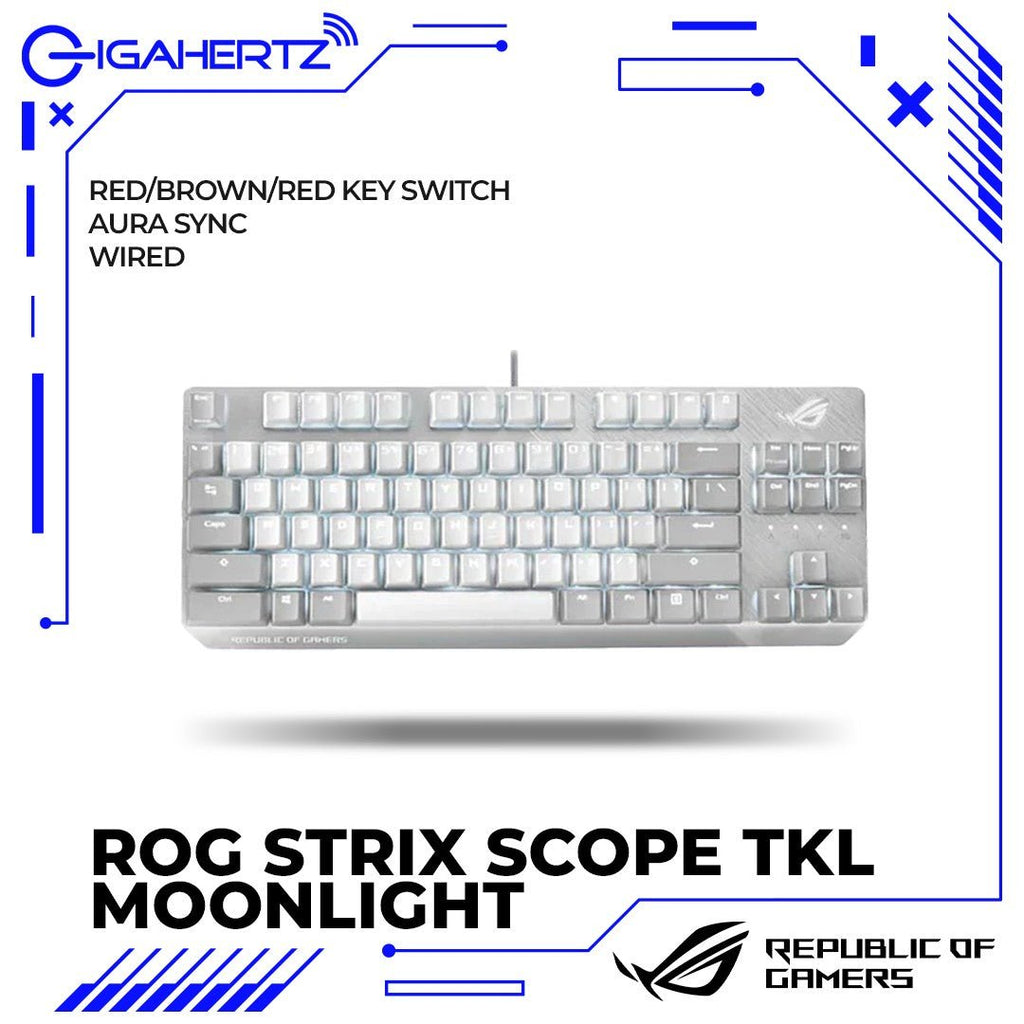 Asus ROG Strix Scope TKL Moonlight | Gigahertz