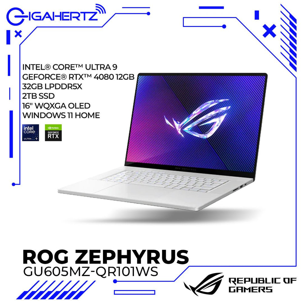 Asus ROG Zephyrus GU605MZ-QR101WS Gaming Laptop - Gigahertz