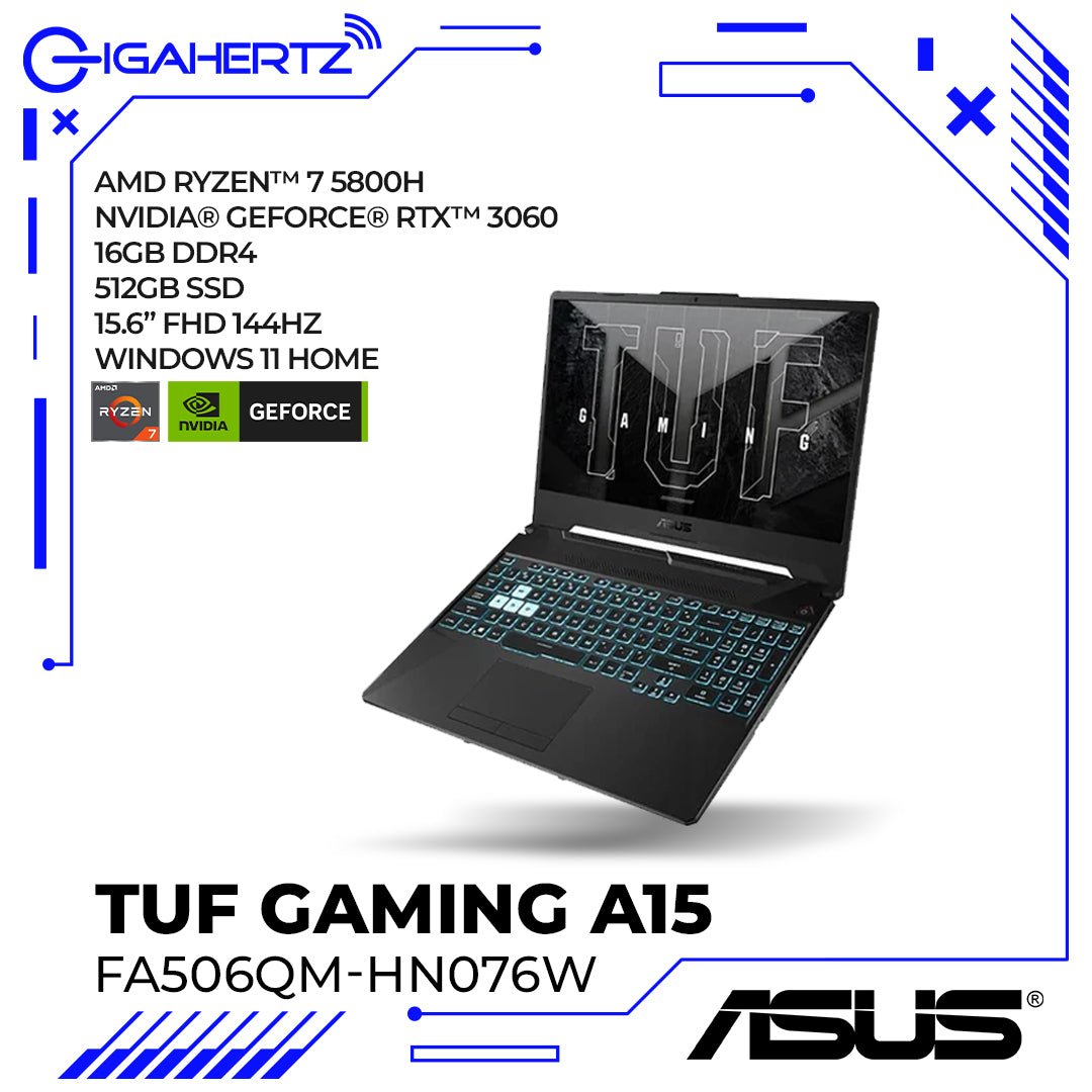 Asus TUF Gaming A15 FA506QM-HN076W | 15.6" FHD | Ryzen 7 5800H ...