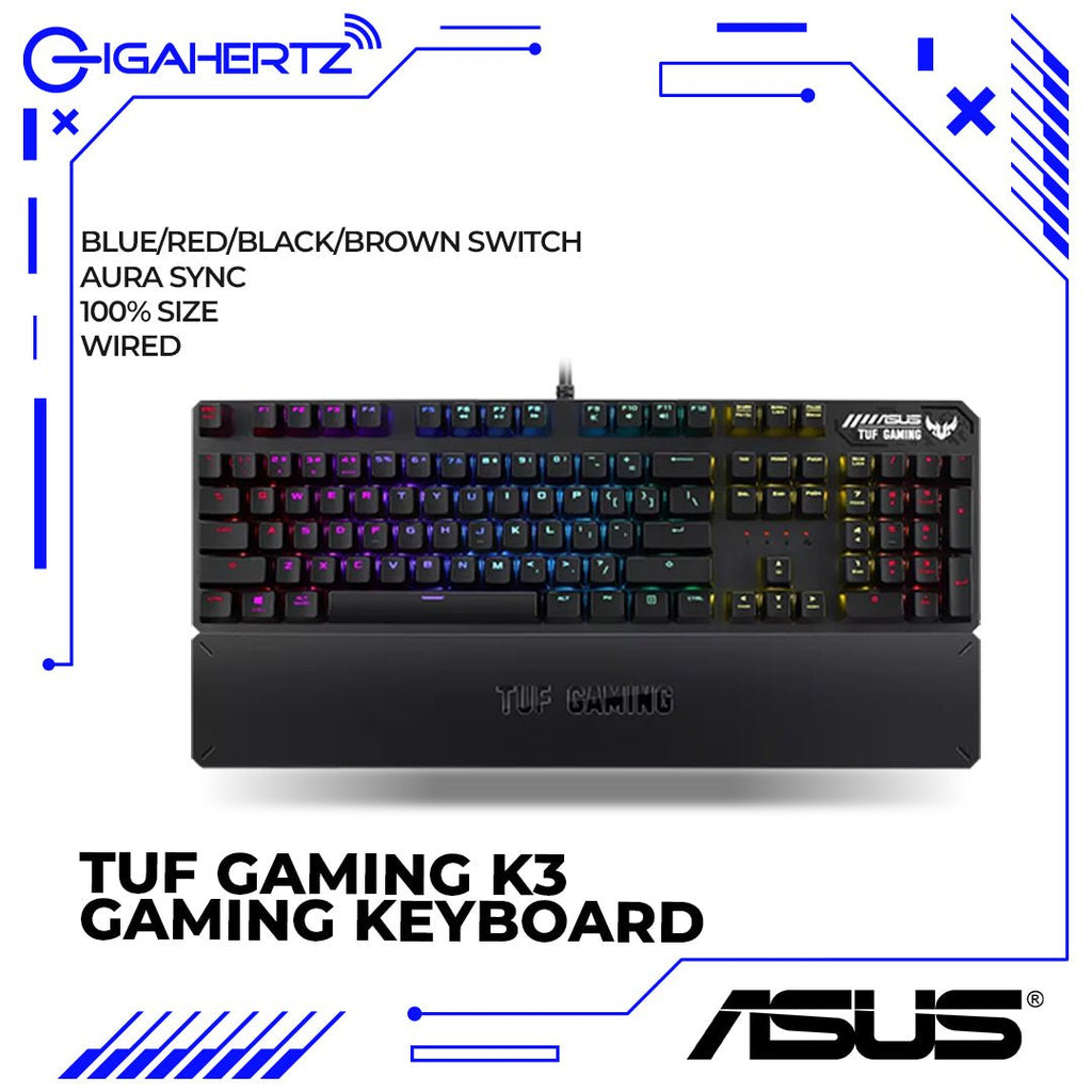 Asus TUF Gaming K3 Gaming Keyboard | Gigahertz