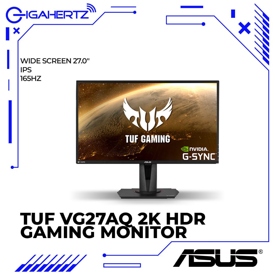 Asus TUF VG27AQ 2k HDR Gaming Monitor 27" 165hz | Gigahertz