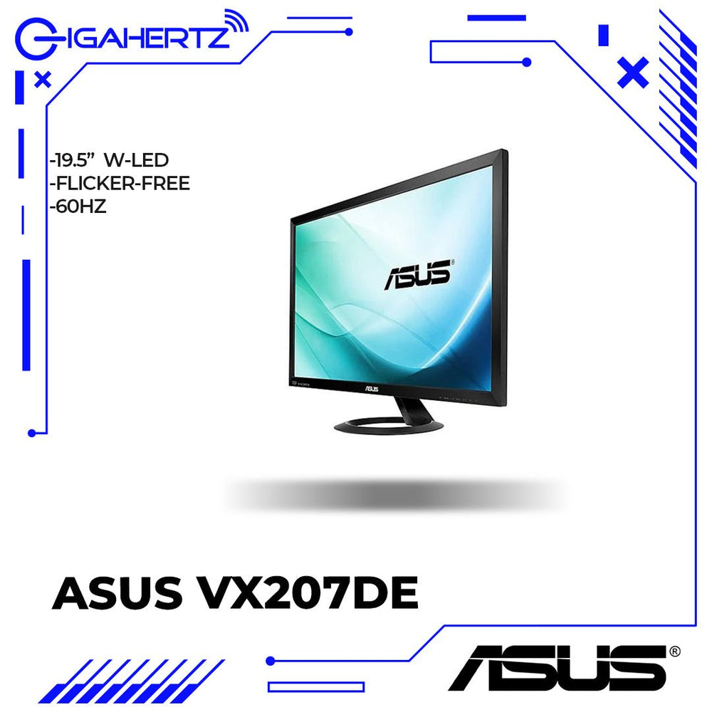 ASUS VX207DE Ultra-low Blue Light Monitor - 19.5" | Gigahertz