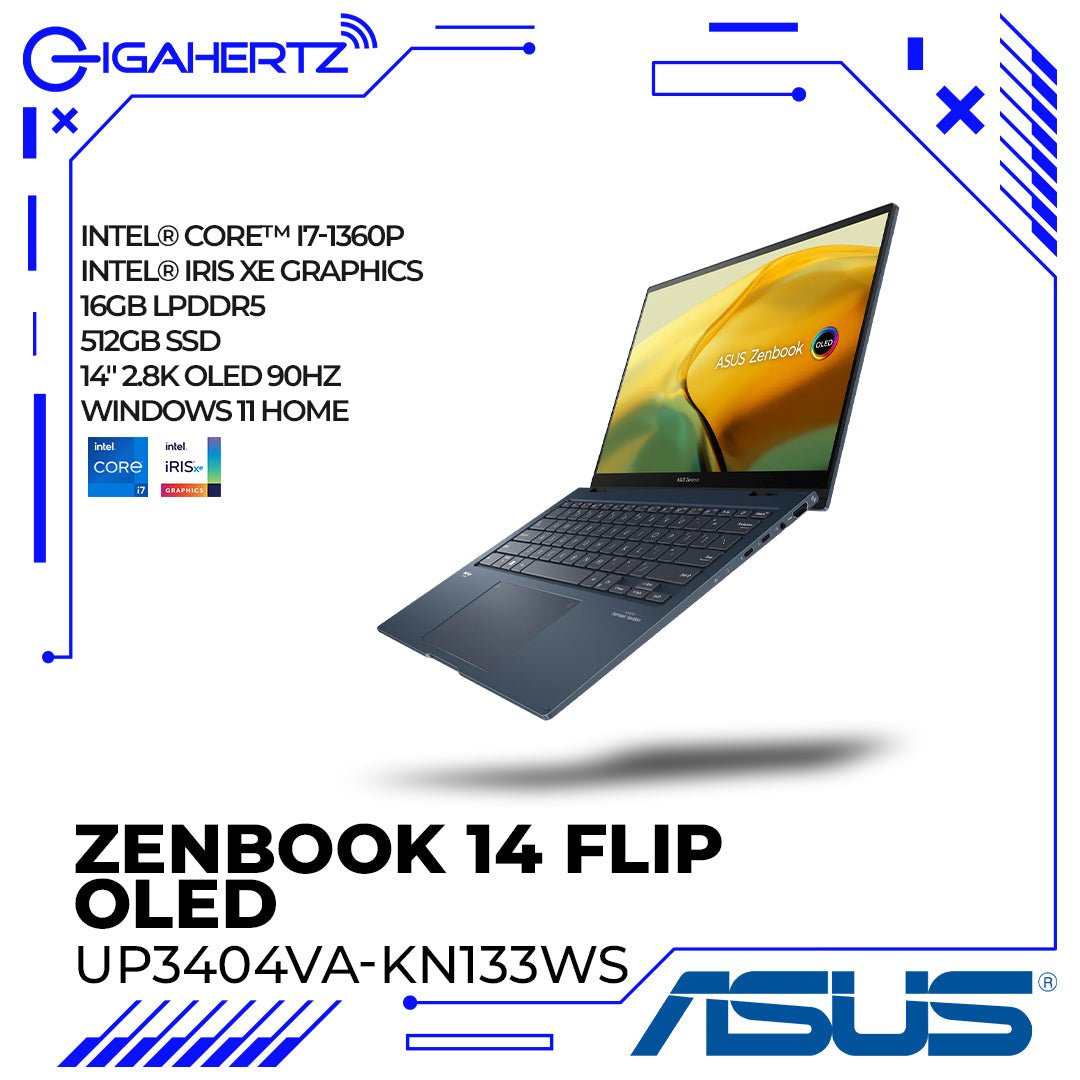 Asus Zenbook 14 Flip OLED UP3404VA-KN133WS | Gigahertz