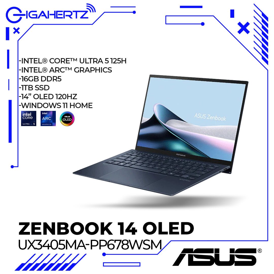 Asus Zenbook 14 OLED UX3405MA-PP678WSM | Gigahertz