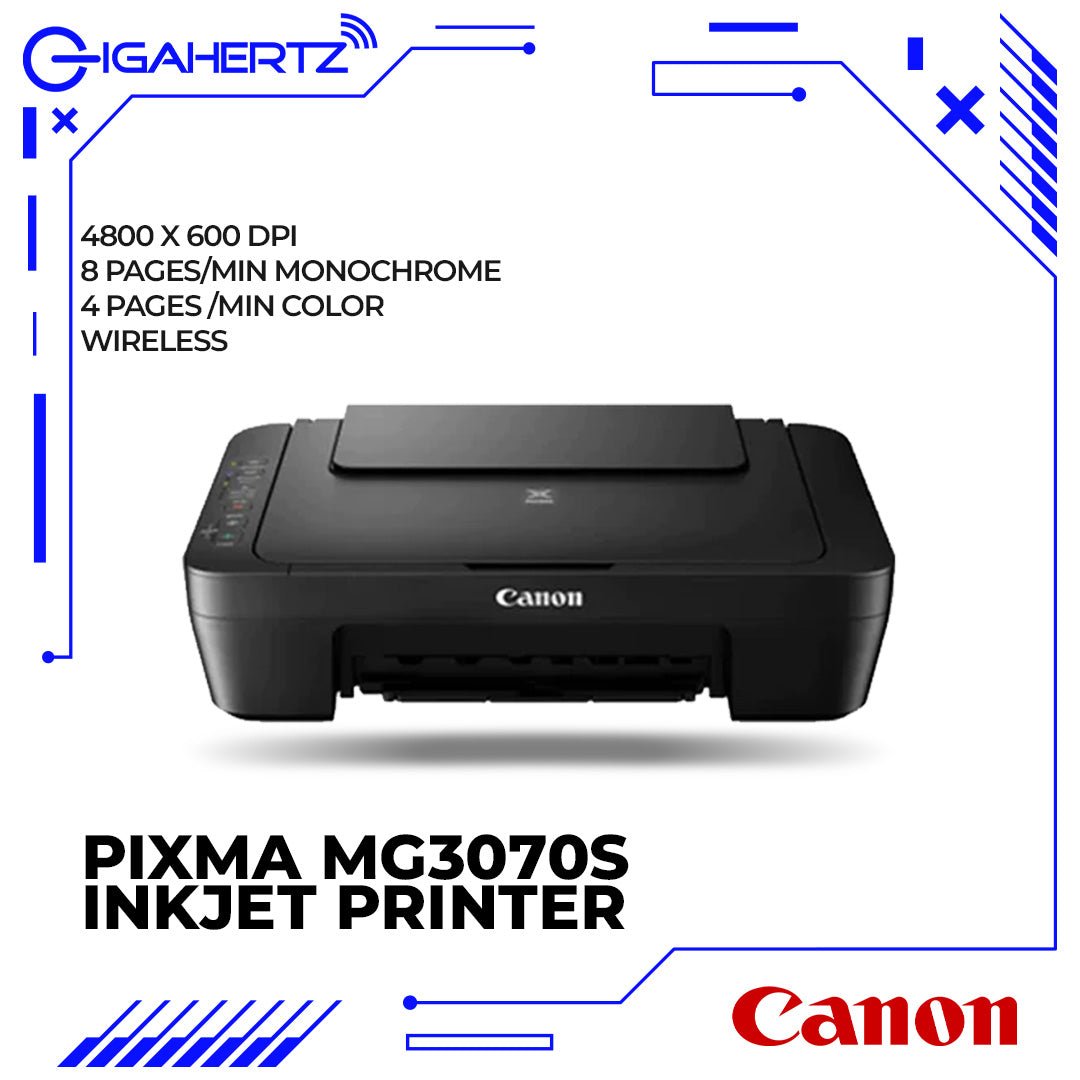 Canon Pixma MG3070S Inkjet Printer | Gigahertz
