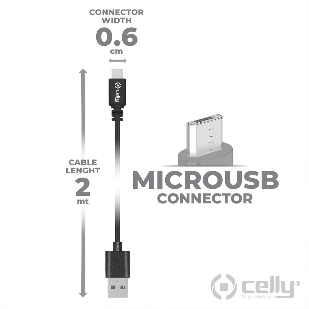 Celly Micro USB Smartphone Data Cable | Gigahertz