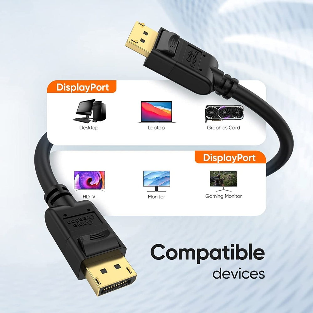 Gen H21 Displayport To Displayport UST-DPC-06 Cable | Gigahertz