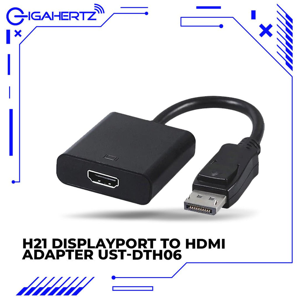 Gen H21 Displayport To HDMI Adapter UST-DTH06 | Gigahertz