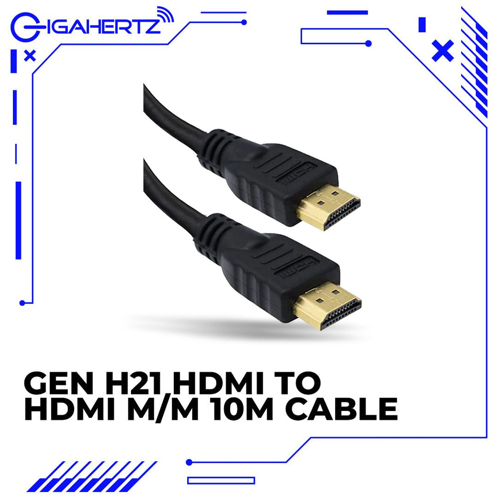 Gen H21 HDMI To HDMI M/M 10M Cable | Gigahertz
