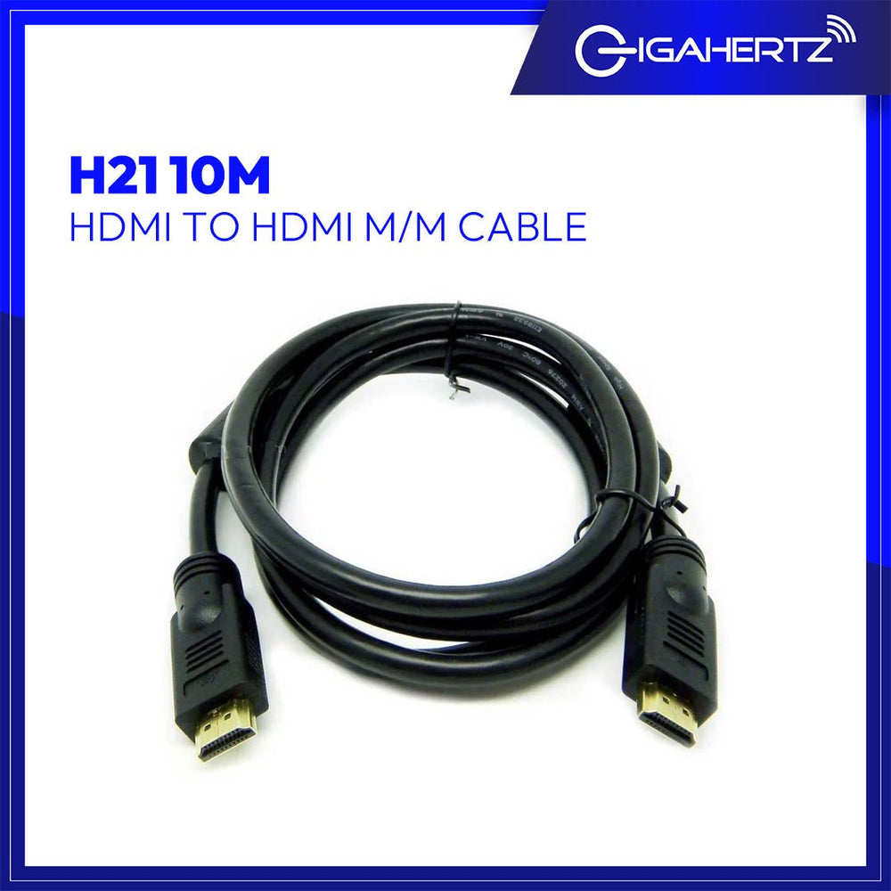 Gen H21 HDMI To HDMI M/M 10M Cable | Gigahertz