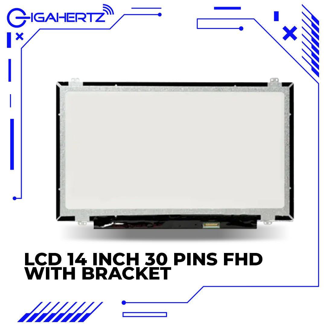 Laptop Display LCD 14" 30 pins with Bracket | Gigahertz